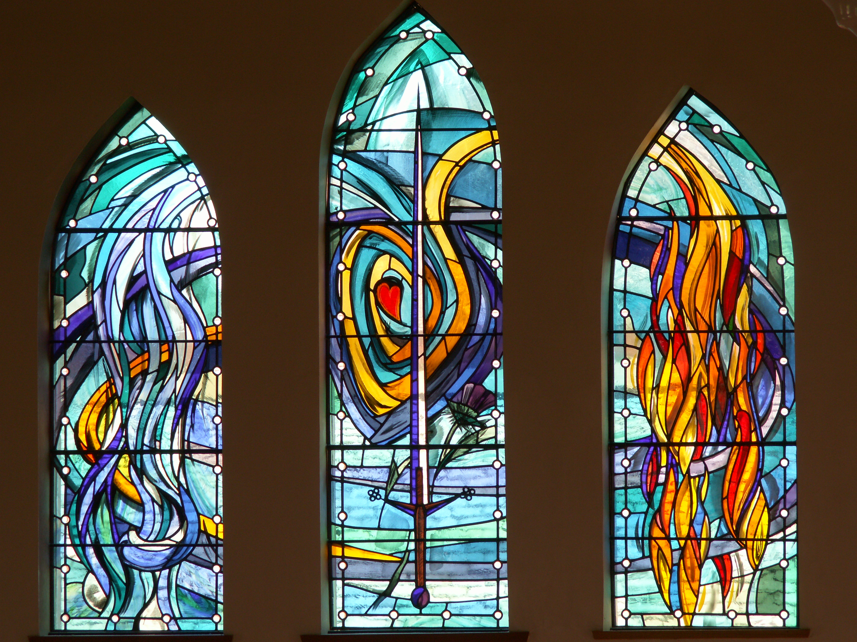 The Word of God, Elderslie Church – Emma Butler-Cole Aiken Stained Glass
