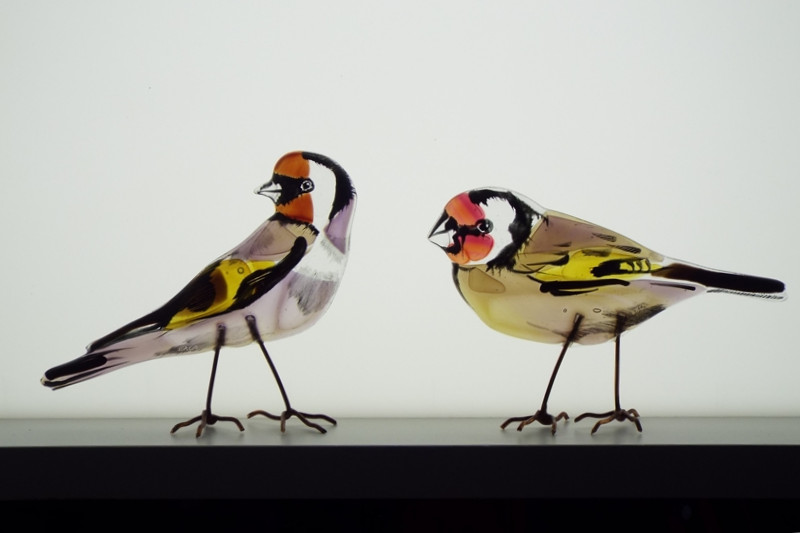 Goldfinches – Emma Butler-Cole Aiken Stained Glass